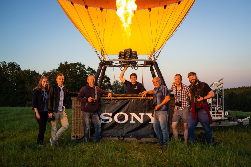 Corporate ballooning with Megapixel and Sony | Balloon Adventures Prague